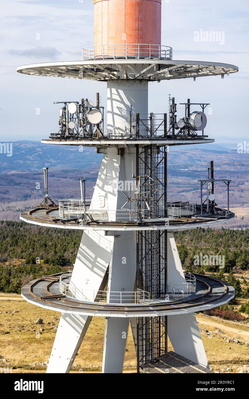 Impressions from the Brocken summit Stock Photo - Alamy