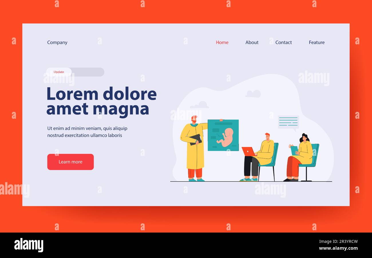 Medical students at lecture vector illustration Stock Vector Image ...