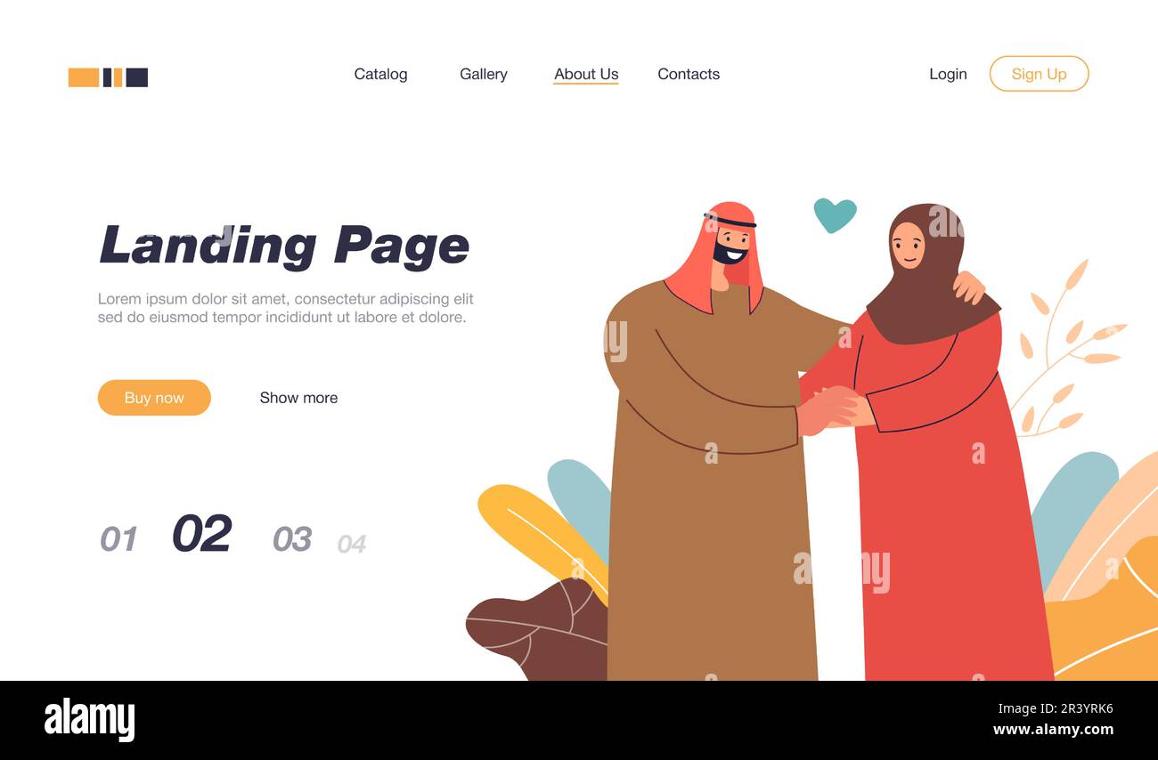 Romantic arabic couple in Stock Vector Images - Alamy