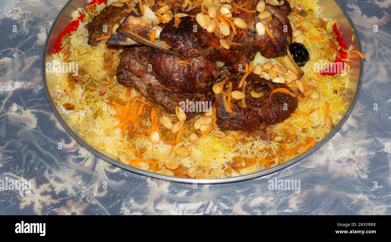 Mandi is a traditional dish from Yemen of meat, rice, and spices. It is ...