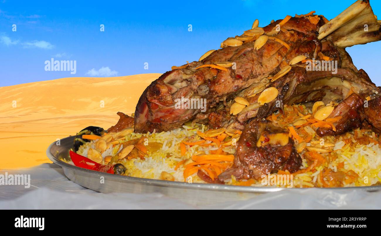 Mandi is a traditional dish from Yemen of meat, rice, and spices. It is ...
