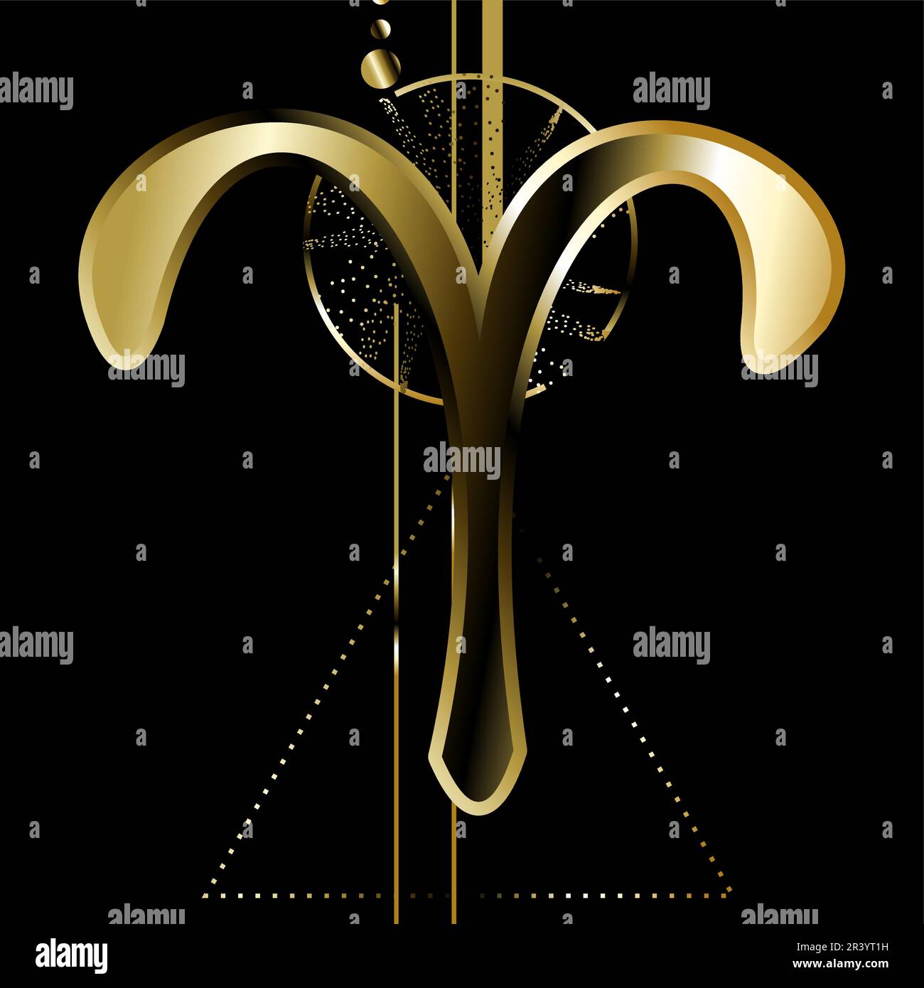 Aries symbol sticker hi-res stock photography and images - Alamy