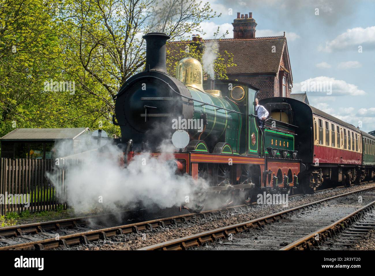 Name Plate,Steam Engine No 65,Built for the South Eastern Railway (SER ...