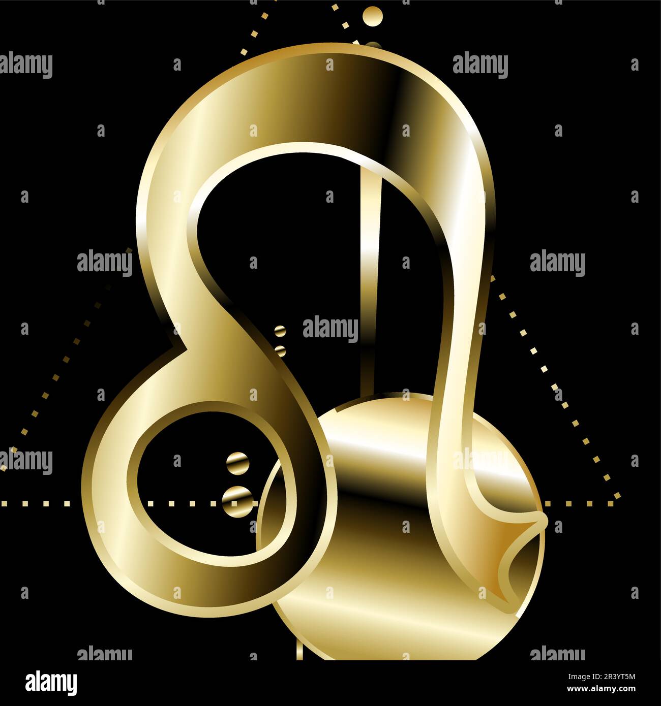 Leo symbol sticker hi-res stock photography and images - Alamy
