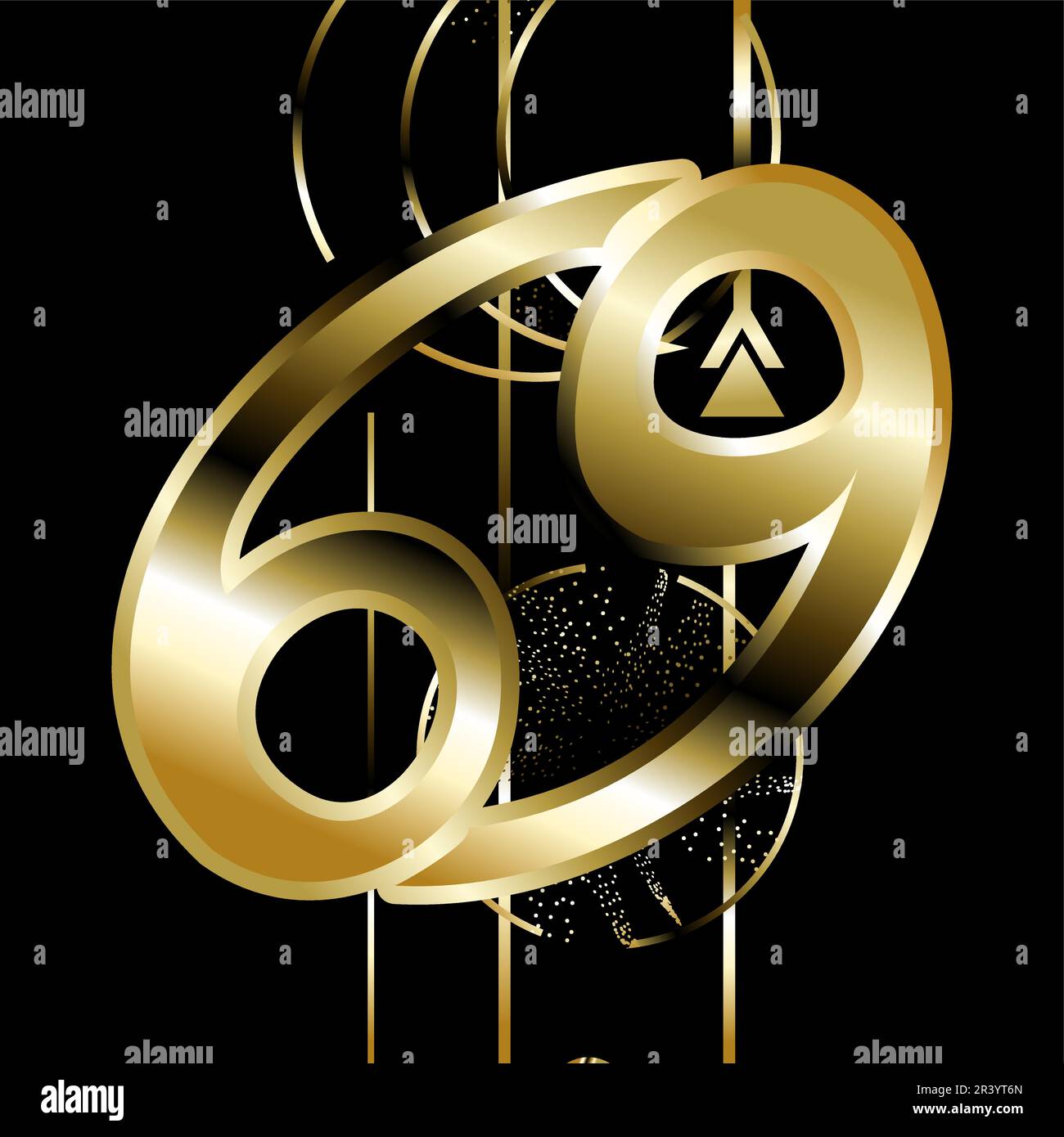 Cancer symbol sticker hi-res stock photography and images - Alamy