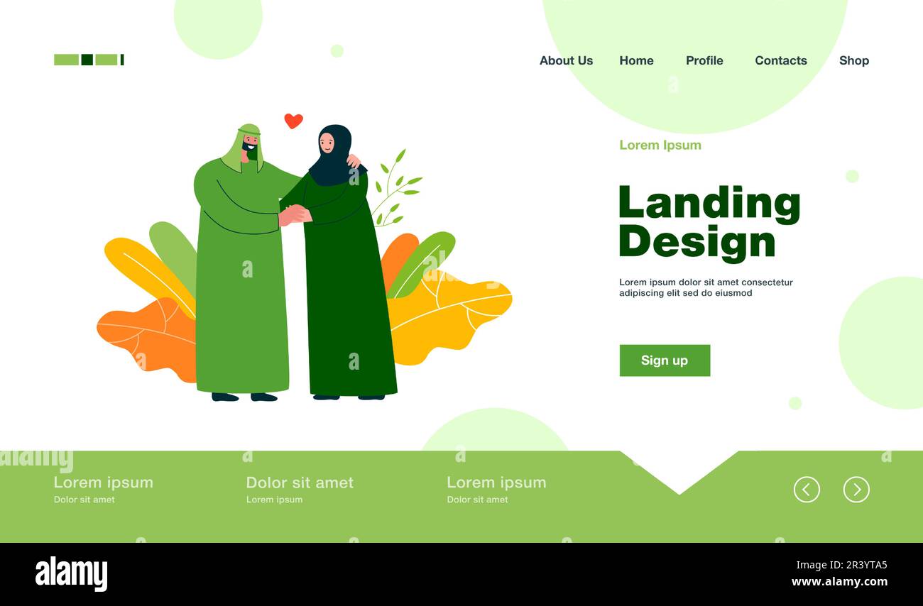 Romantic arabic couple in Stock Vector Images - Alamy