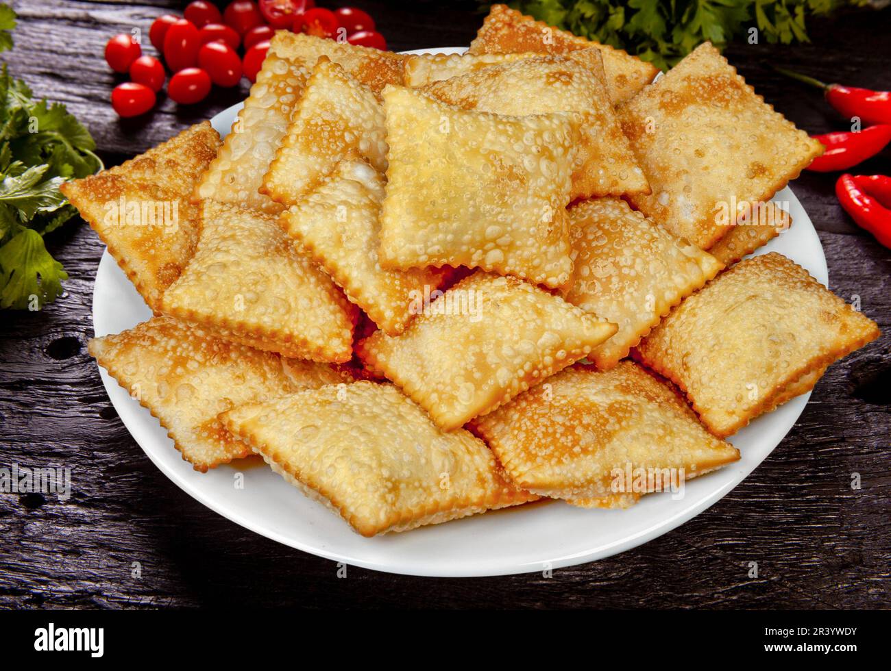 Pastel, Brazilian snack Stock Photo - Alamy