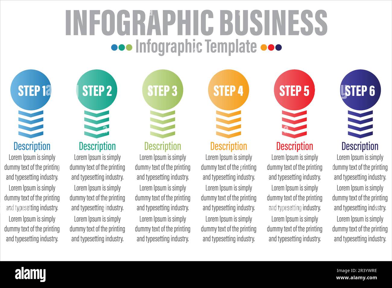 Timeline 6 Steps, six 6 option shape table chart elements with steps,road map,options,milestone ...