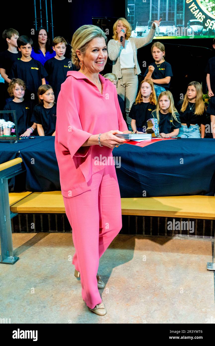 Nijmegen, Niederlande. 25th May, 2023. Queen Maxima of The Netherlands ...