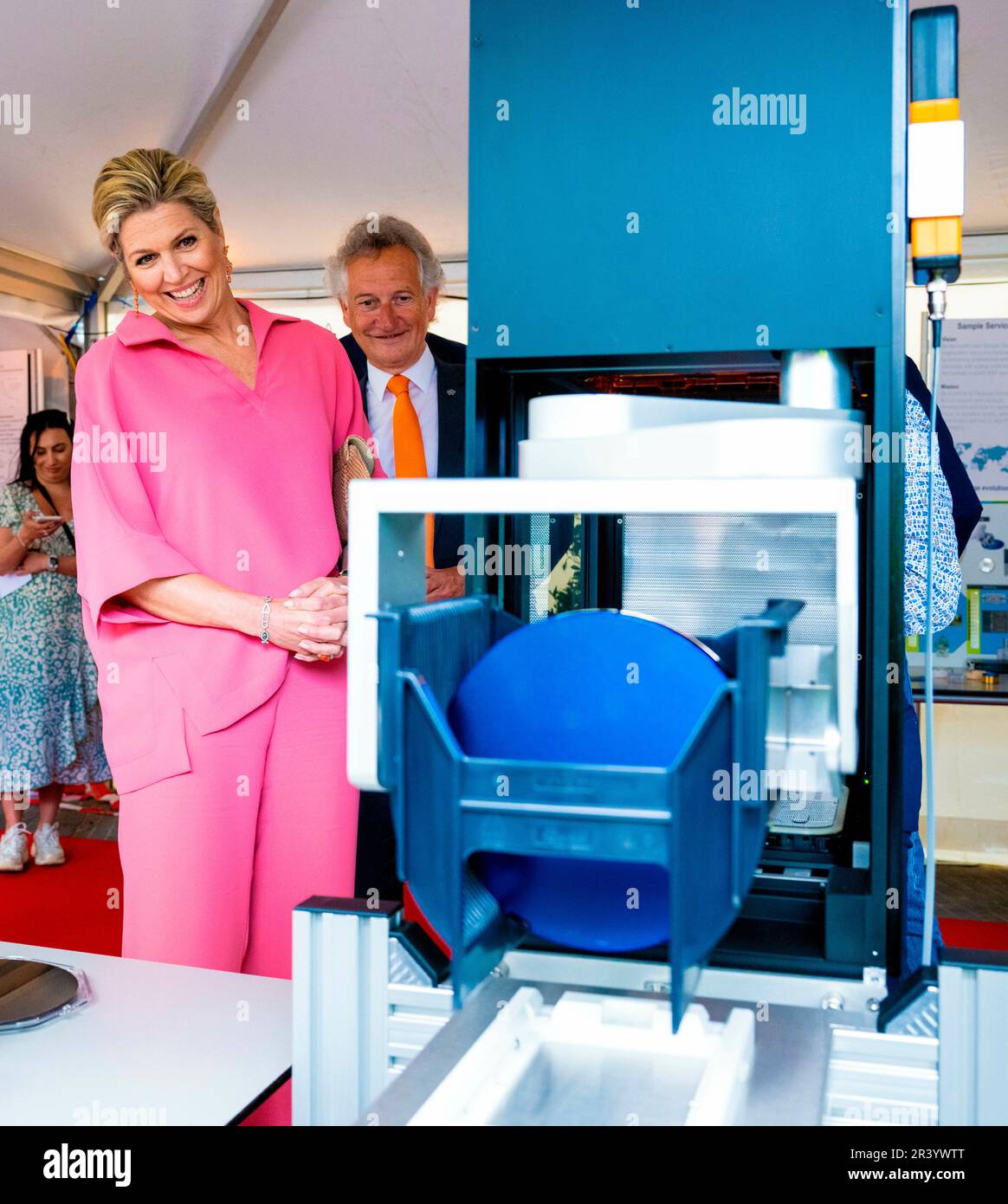 Nijmegen, Niederlande. 25th May, 2023. Queen Maxima of The Netherlands ...