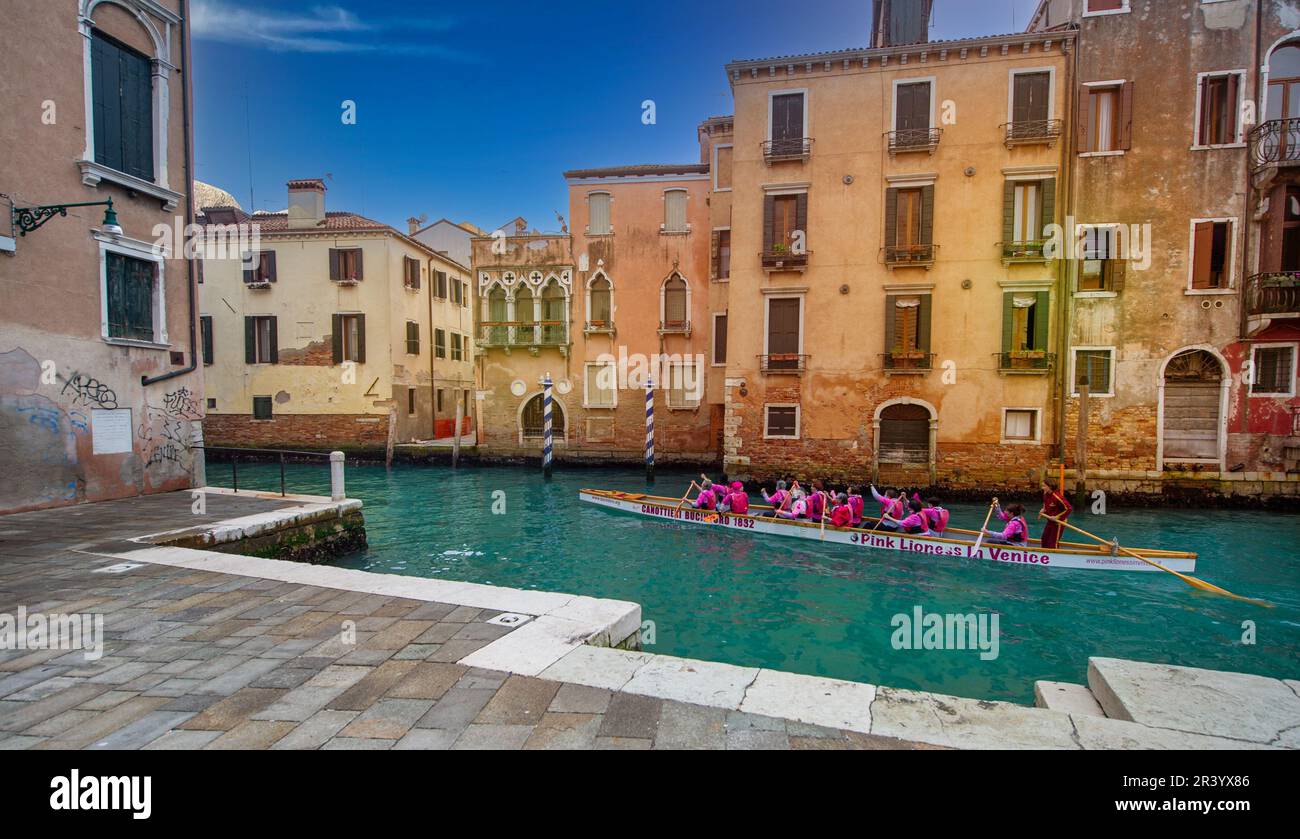 2020-February -24-Venice Italy -One of the iconic features of Venice's ...