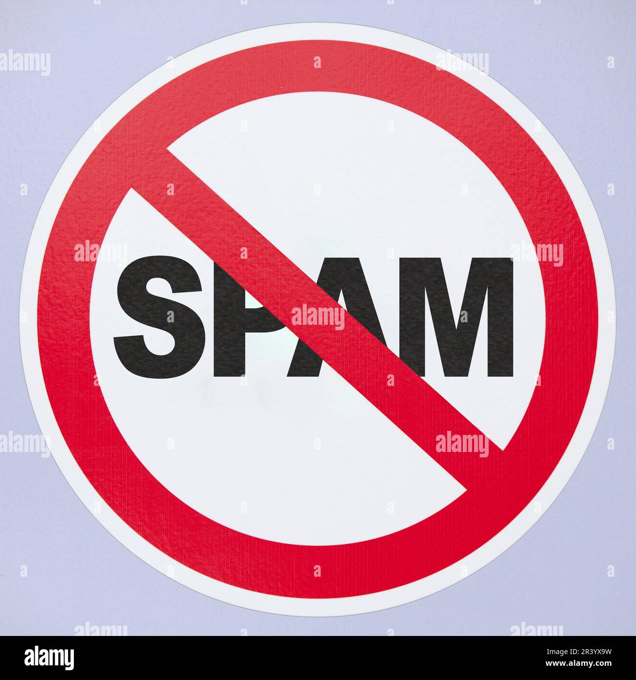 Spam warning sign hi-res stock photography and images - Alamy