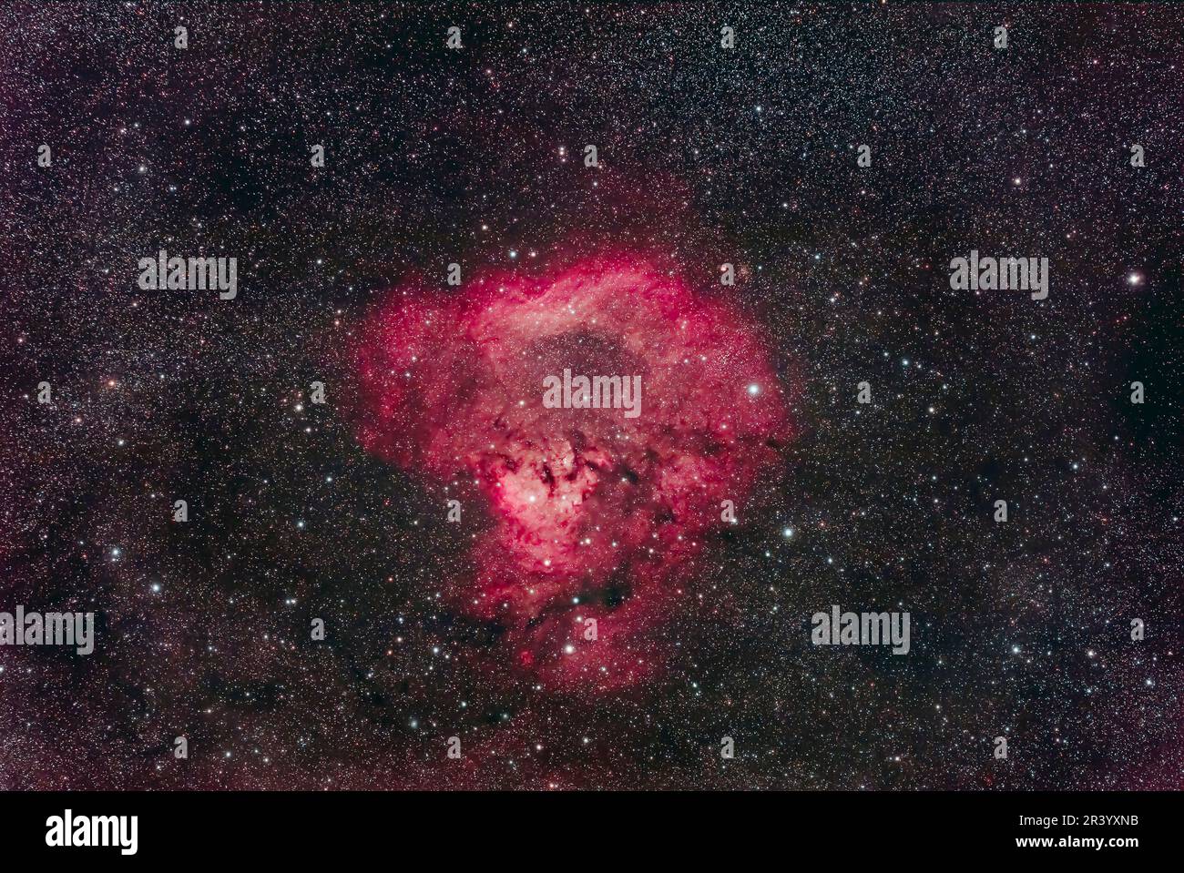 A complex of faint nebulae and star clusters in Cepheus Stock Photo - Alamy