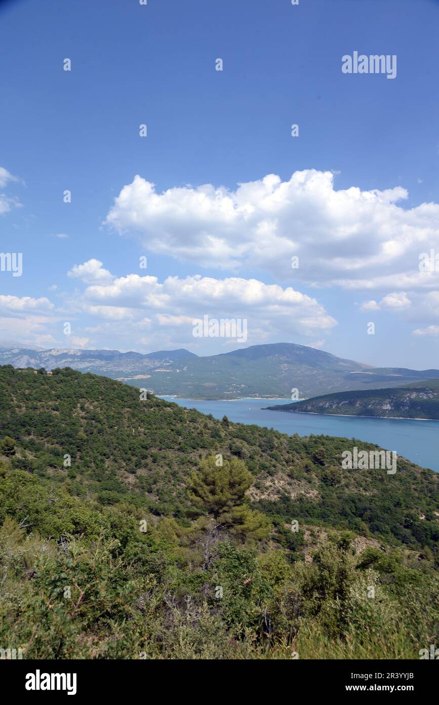 Lake of Sainte-Croix, Provence Stock Photo - Alamy