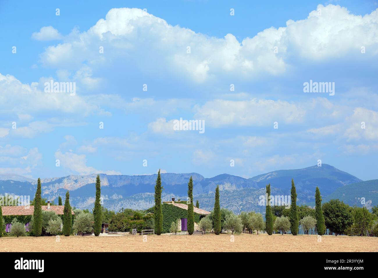 Landscape in Provence Stock Photo - Alamy