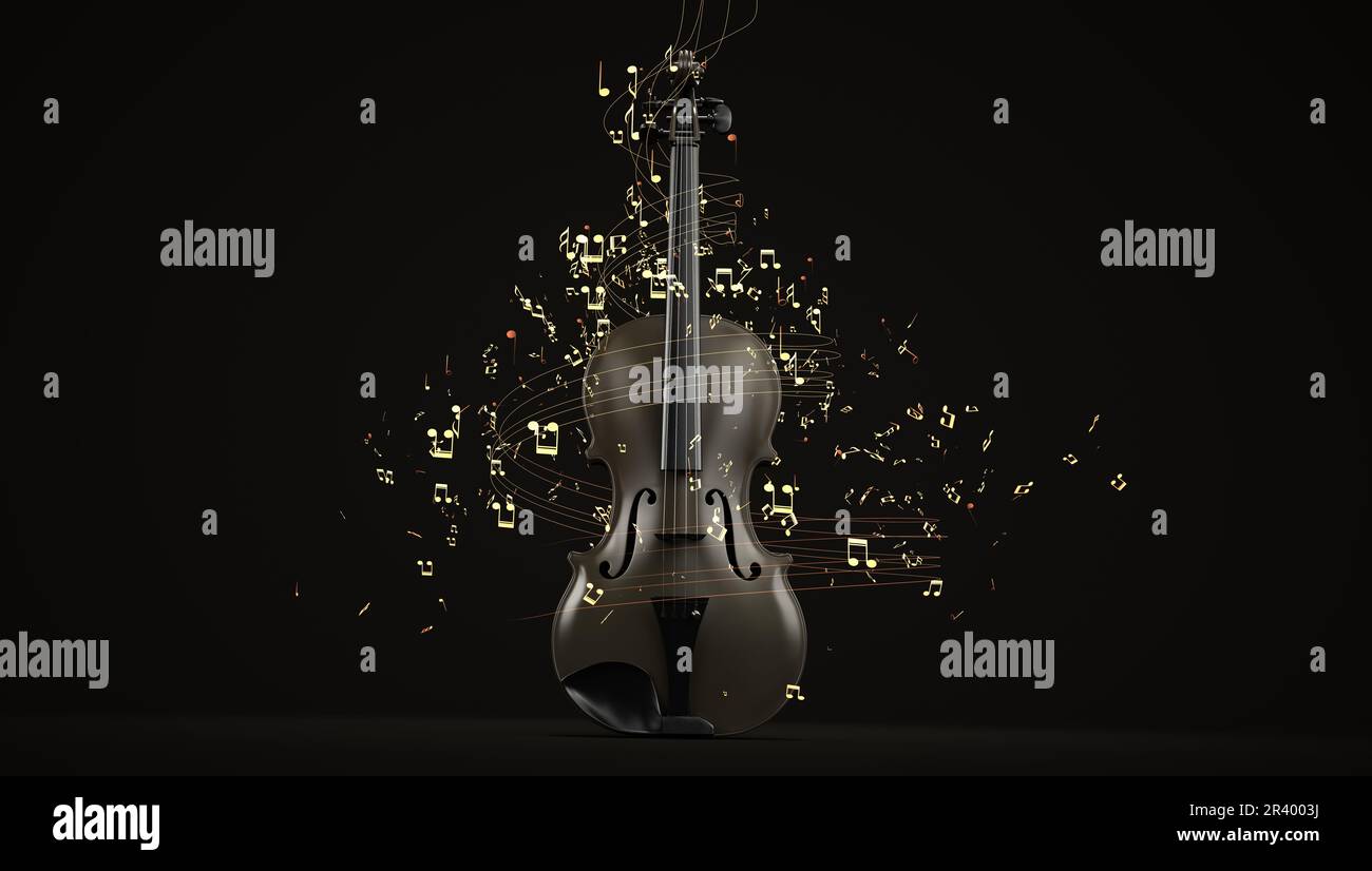 Violin Sheet Music Stock Photo - Alamy