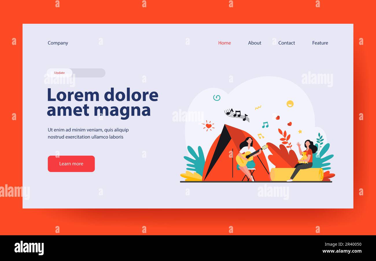 Singing songs isolated cartoon hi-res stock photography and images - Alamy