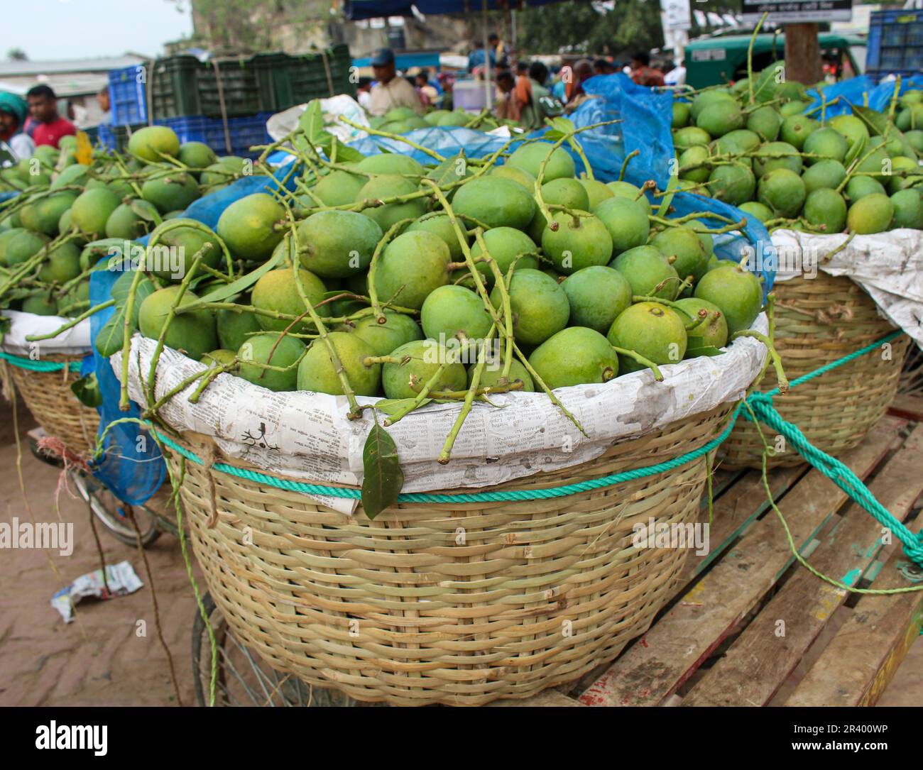 Village Mango Market Stock Photo - Alamy
