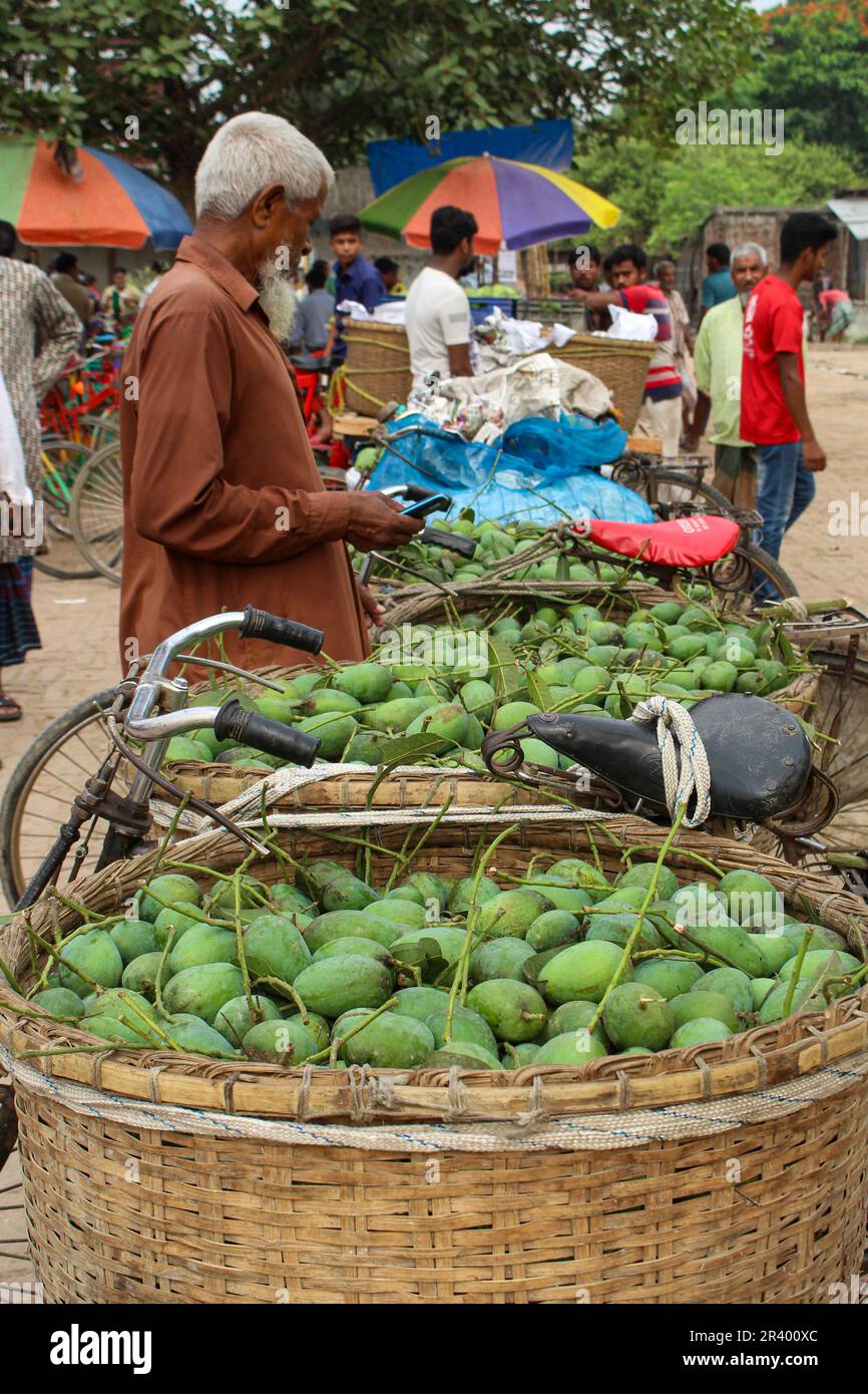 Village Mango Market Stock Photo - Alamy