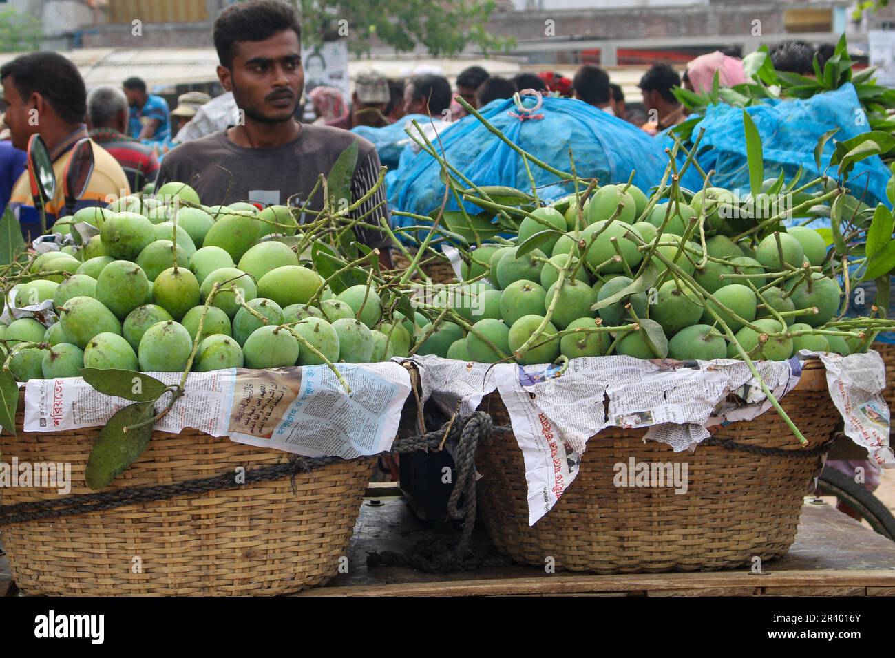 Village Mango Market Stock Photo - Alamy