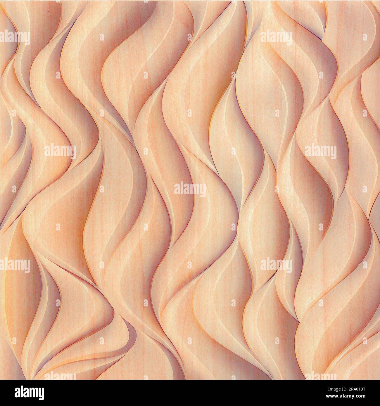 Wood decorative carved tiles, 3d illustration Stock Photo - Alamy