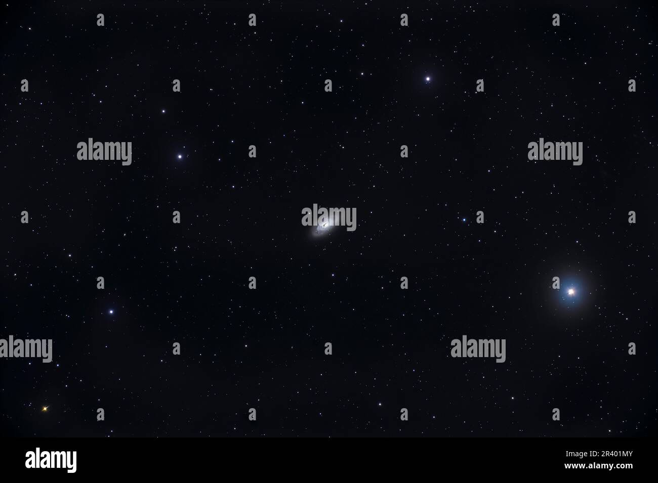 Messier 64, the Black Eye Galaxy in Coma Berenices Stock Photo - Alamy