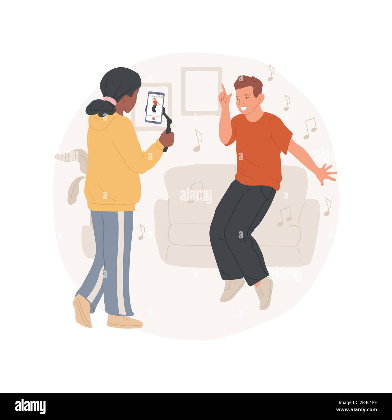 Popular dance Stock Vector Images - Alamy