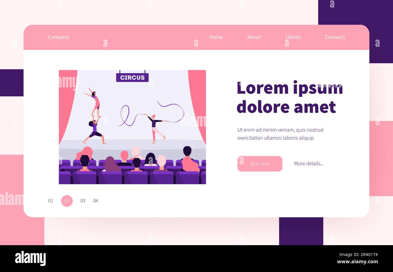 Cartoon people watching show in circus Stock Vector Image & Art - Alamy