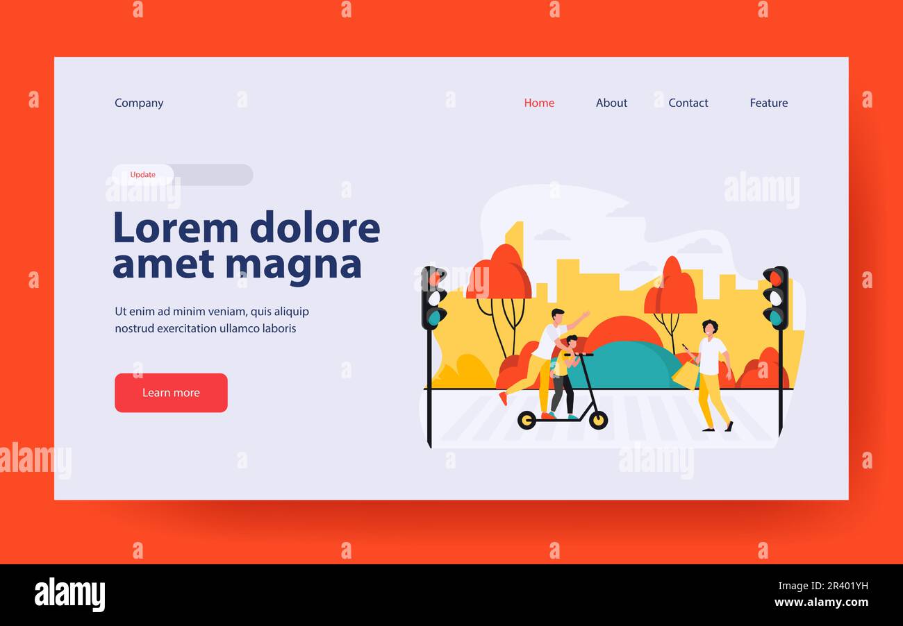 Breaking traffic rules Stock Vector Images - Alamy