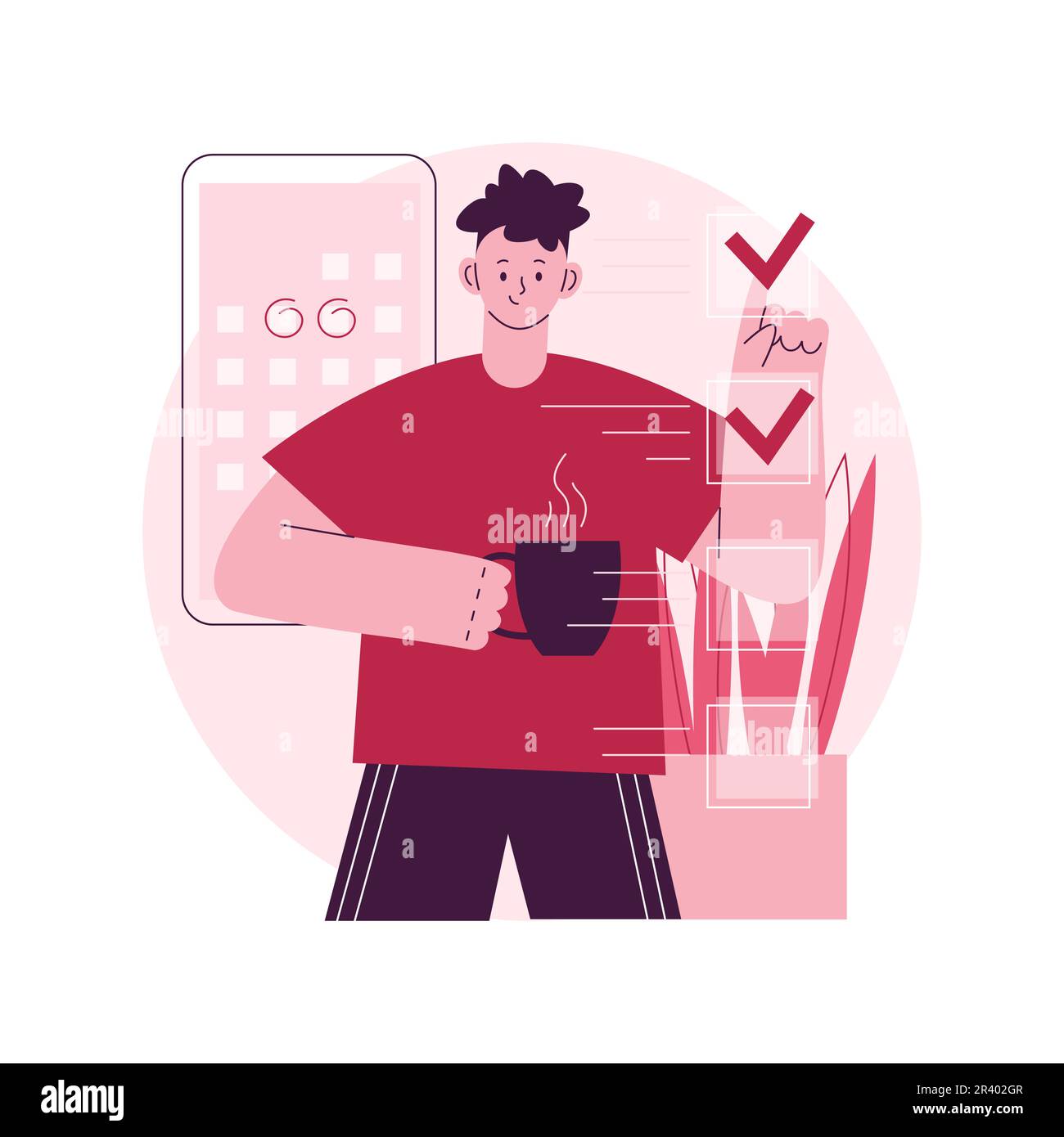 Self management abstract concept vector illustration. Personal ... Self management abstract concept vector illustration. Personal ...
