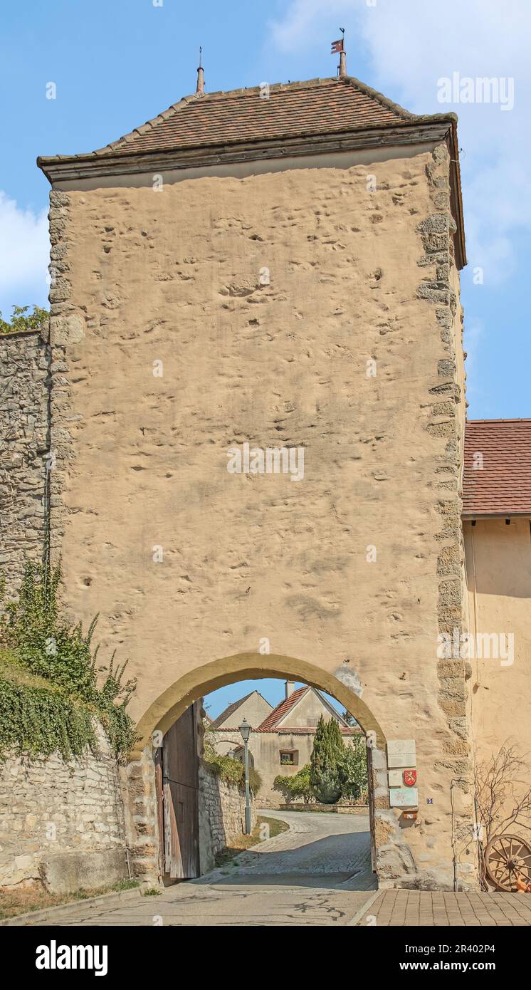 Lower gate, Aach im Hegau Stock Photo - Alamy