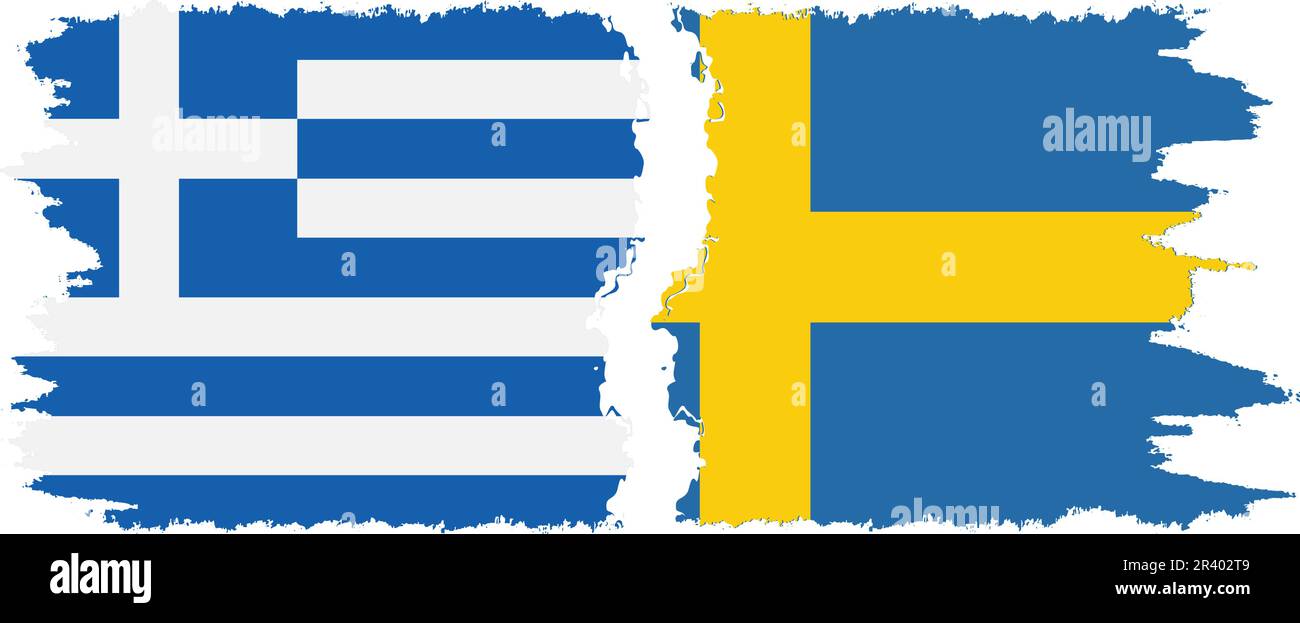 Sweden greece flag Stock Vector Images - Alamy
