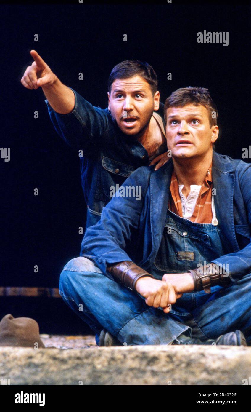 l-r: Lou Hirsch (George), Clive Mantle (Lennie) in OF MICE AND MEN by ...