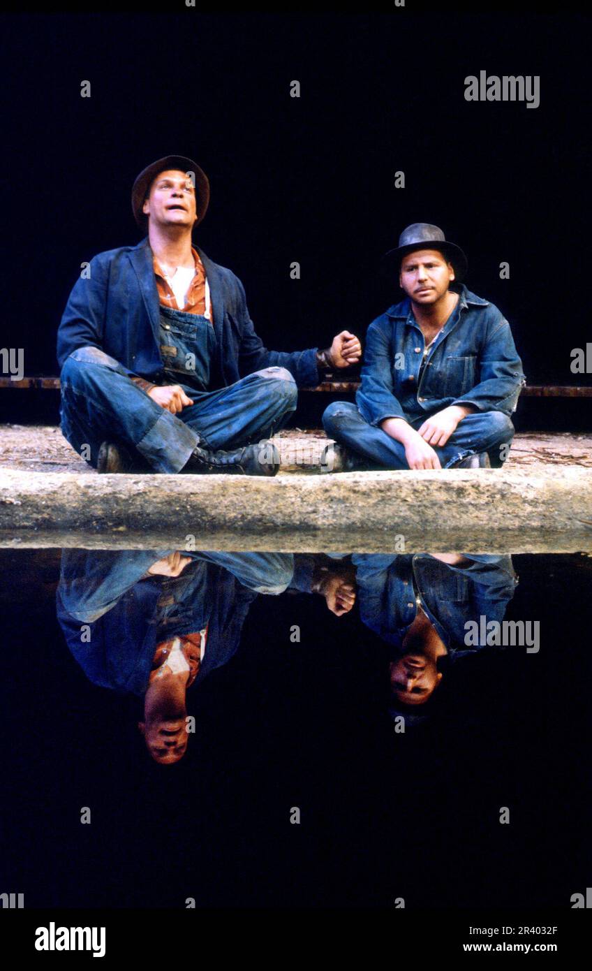 l-r: Clive Mantle (Lennie), Lou Hirsch (George) in OF MICE AND MEN by ...