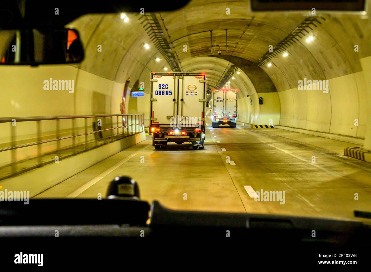 Driving on highway from tunnel hi-res stock photography and images - Alamy