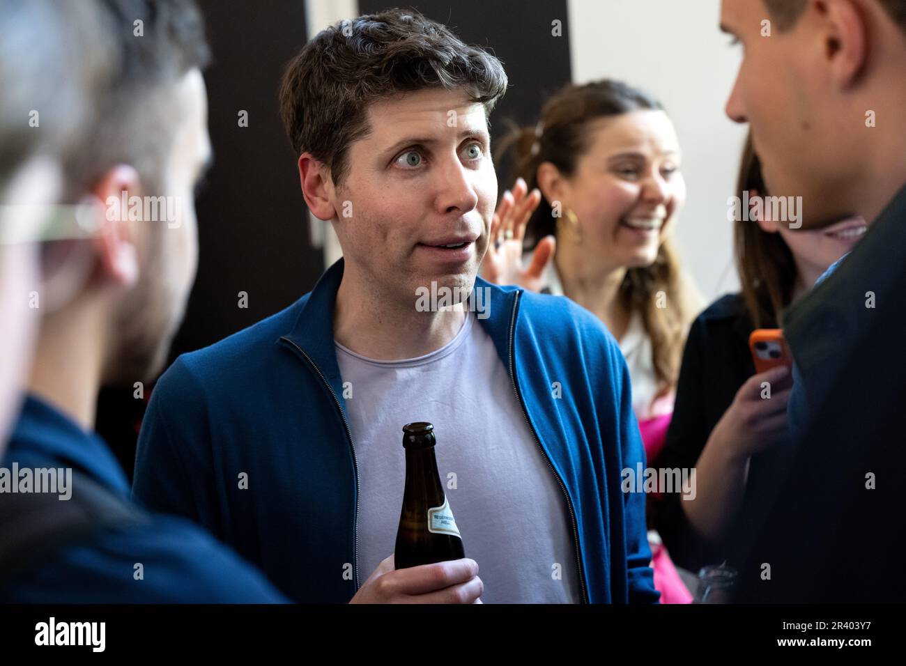 Munich, Germany. 25th May, 2023. Sam Altman, chief executive officer ...