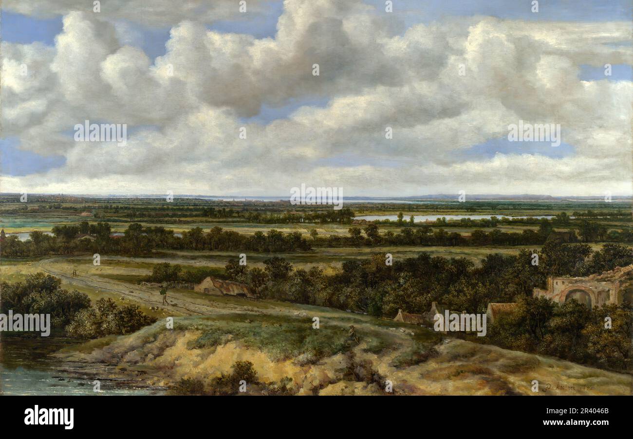 Full title: An Extensive Landscape with a Road by a River Artist ...