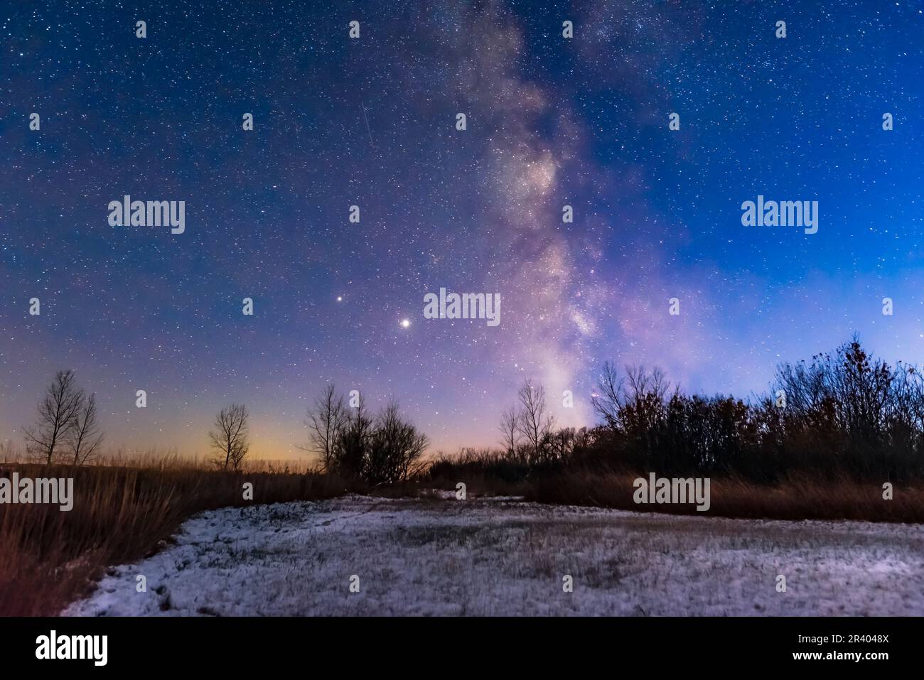 Jupiter and saturn great conjunction hi-res stock photography and ...