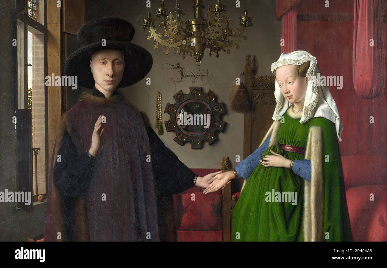 Full title: Jan van Eyck Artist: The Arnolfini Portrait Stock Photo - Alamy