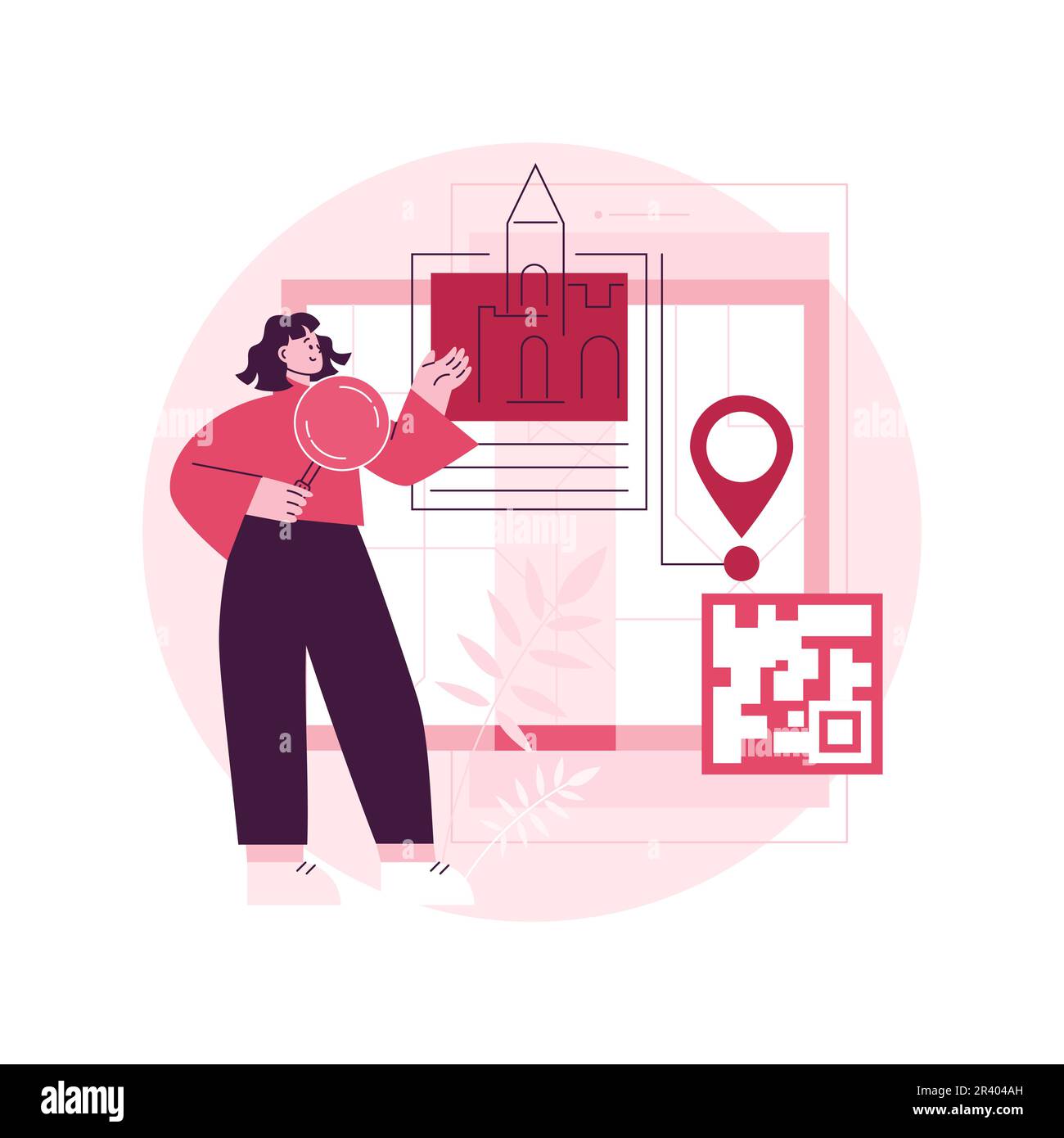 Smart destinations project abstract concept vector illustration. City ...