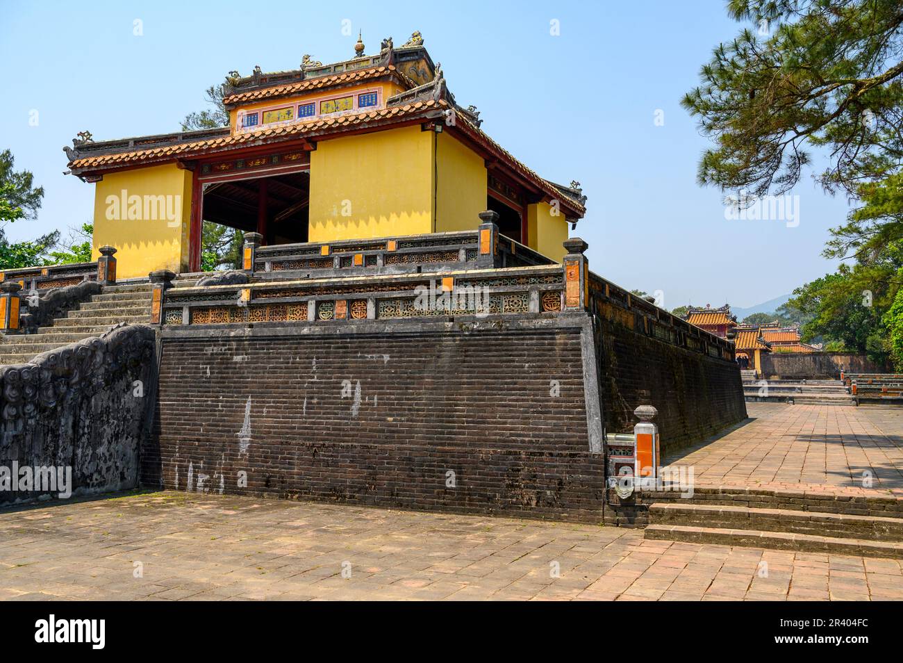 Stele House in the complex of Minh Mang's tomb, the second emperor of ...