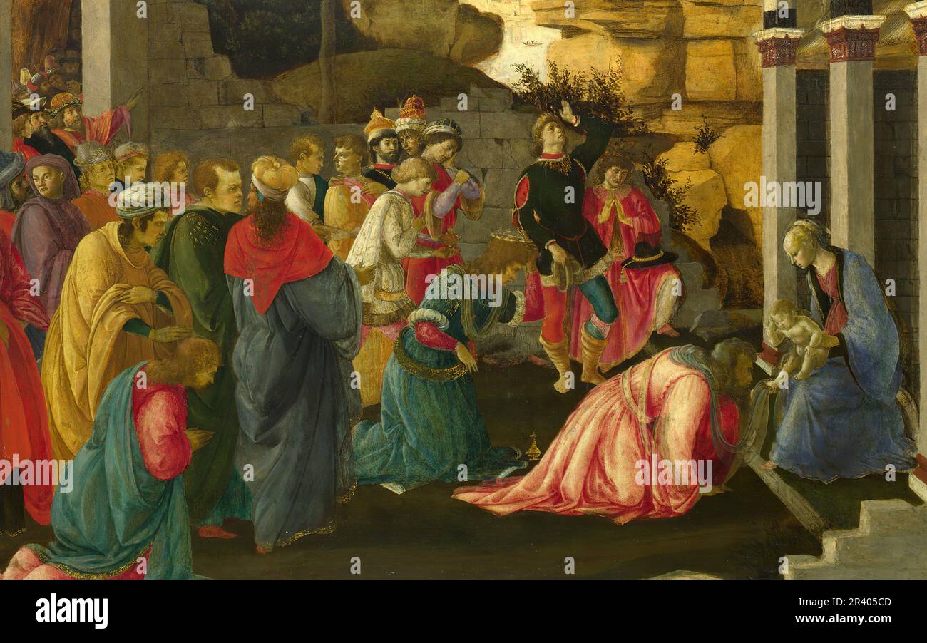 The adoration of the kings botticelli hi-res stock photography and ...