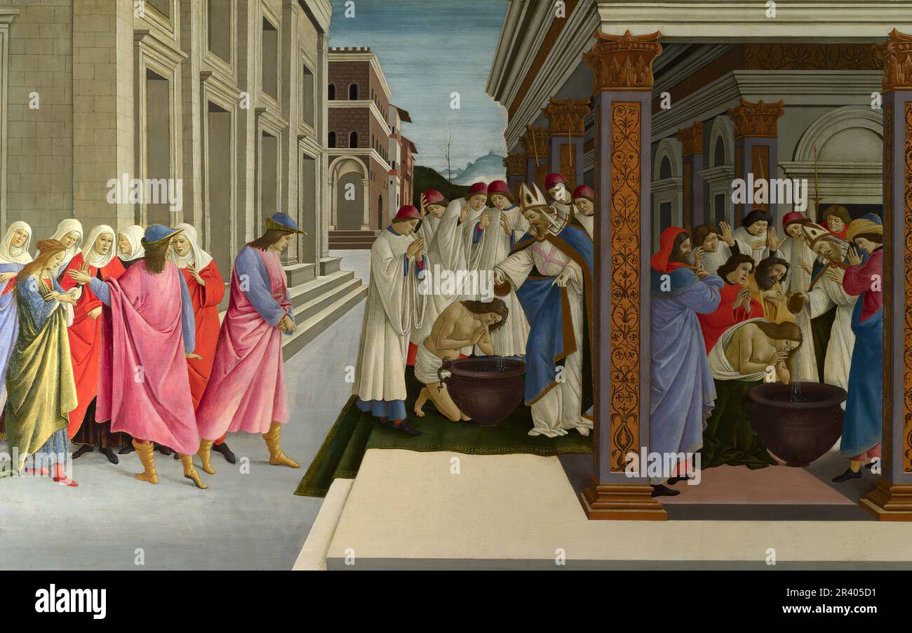 Full title: Four Scenes from the Early Life of Saint Zenobius Artist ...