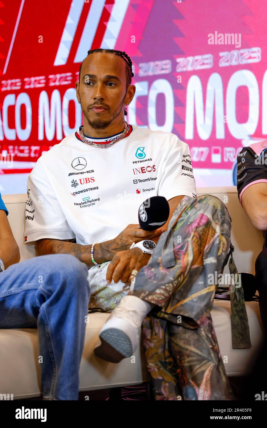 Monte-Carlo, Monaco. 25th May, 2023. #44 Lewis Hamilton (GBR, Mercedes ...