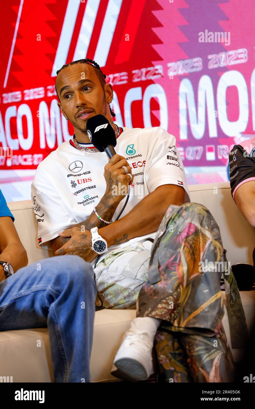 Monte-Carlo, Monaco. 25th May, 2023. #44 Lewis Hamilton (GBR, Mercedes ...