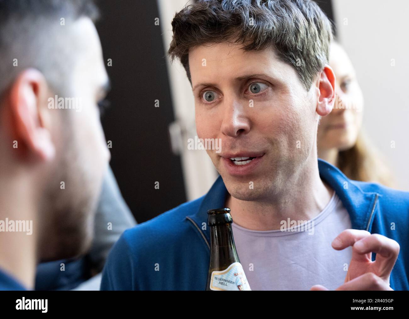 Munich, Germany. 25th May, 2023. Sam Altman, chief executive officer ...