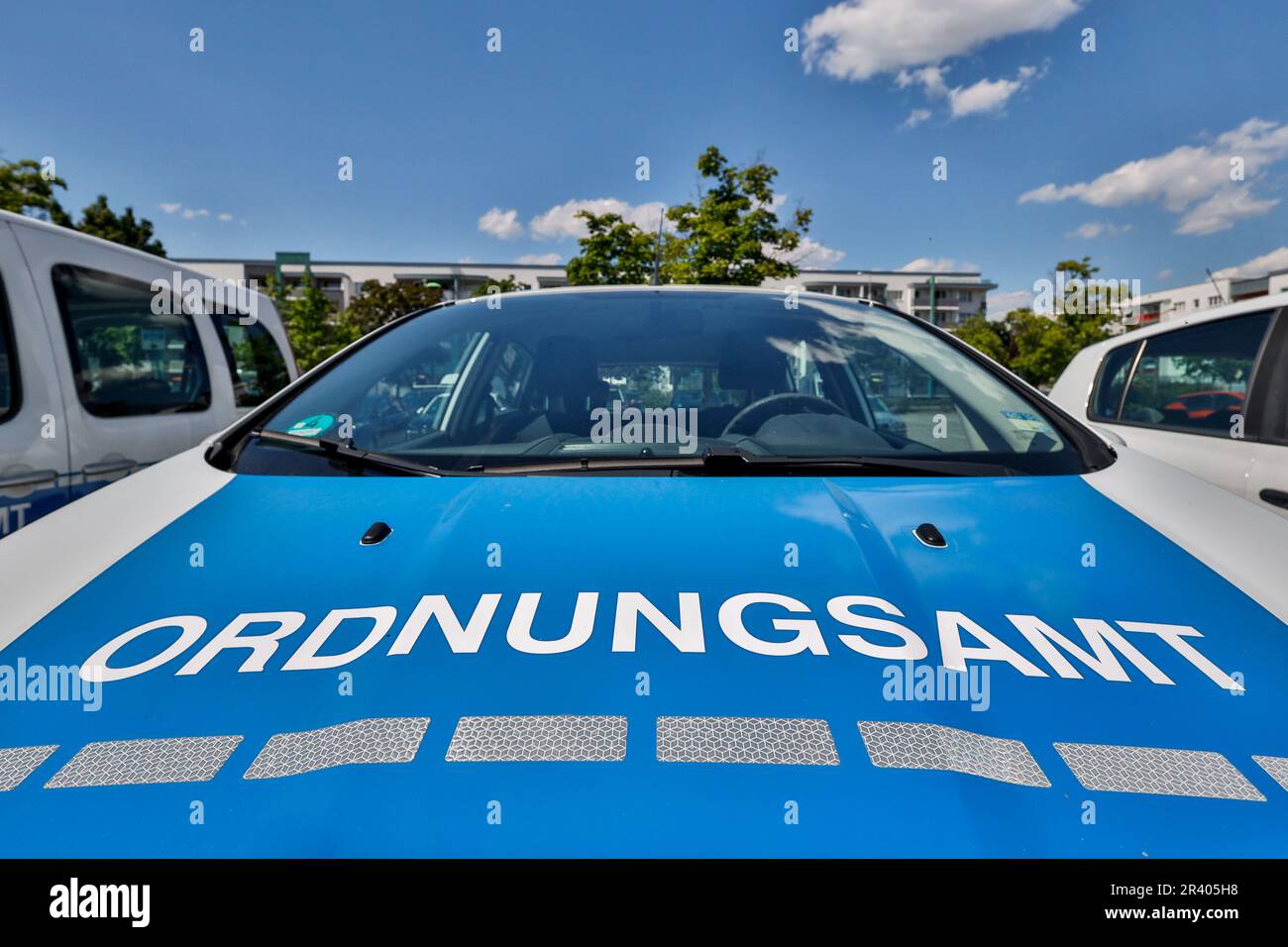 Lettering public order office on vehicle Stock Photo - Alamy