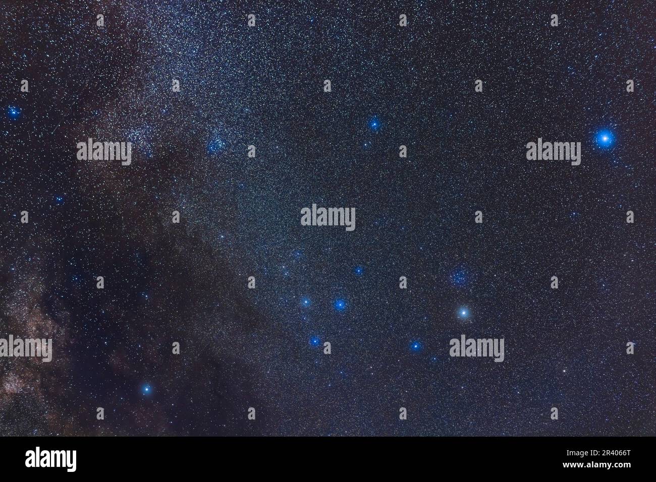 Star clusters in Serpens and Ophiuchus Stock Photo - Alamy