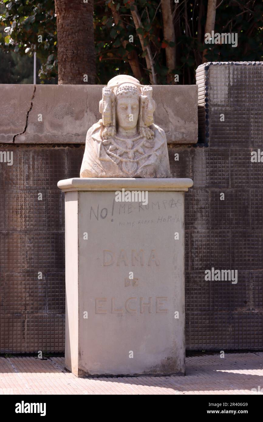 Dama de Elche bust, replica of the original from the National ...