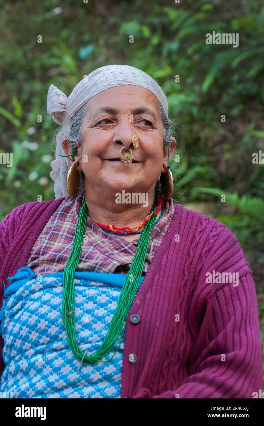 Sikkimese women hi-res stock photography and images - Alamy